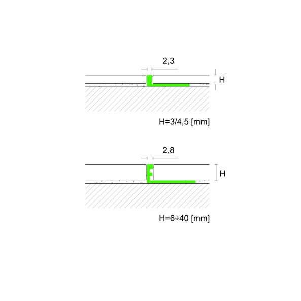 Cerfix Proangle Profilpas ZG профиль из натурального алюминия 2700 мм
