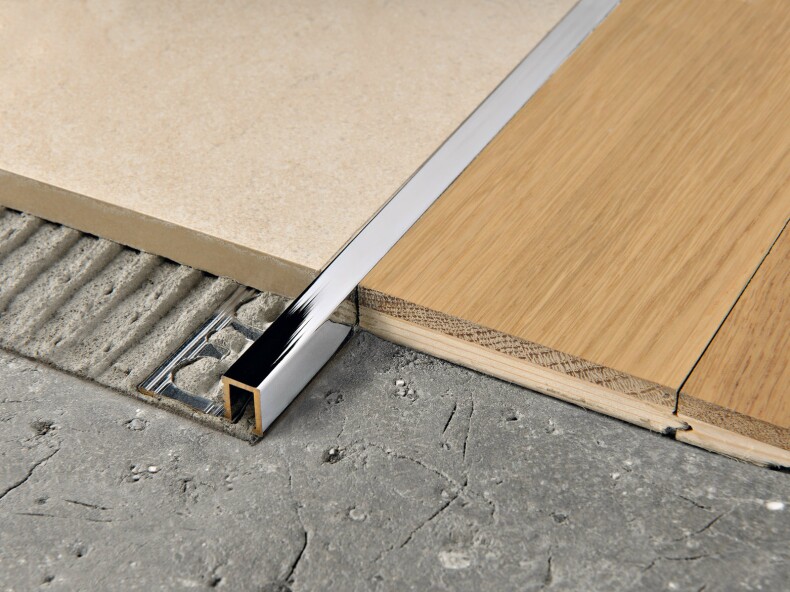 П-образный профиль PRFON PROFINAL Progress латунь натуральная 2700 мм | ПРО-ПЛИНТУС.РУ