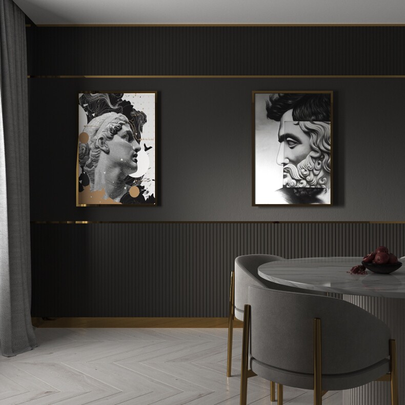 35-GR Decor Dizayn / Декор Дизайн молдинг хром золотой 25х12 | ПРО ...